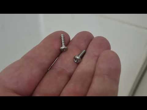 Installing a cover and screwing in screws in/ for Triton AS2000 SR ...