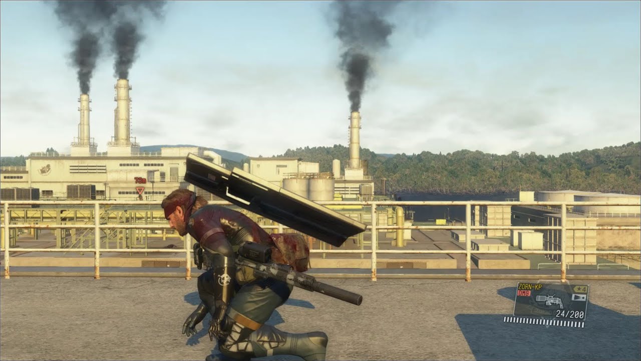 [MGS5] 小ネタ 油田を屋上から攻める - Rooftop of Oilfield [Glitch] - YouTube