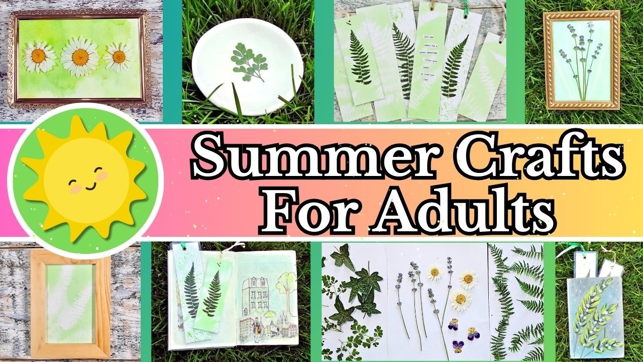 FUN Nature-Inspired DIY Summer Crafts for Adults - YouTube