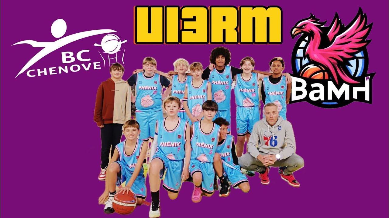 U13RM BC Chenôve vs Phénix BaMH - YouTube