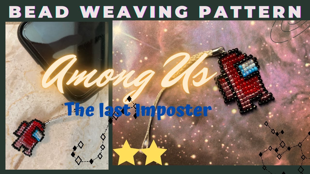 DIY Beaded Jewelry from Games: Free Beading Pattern / Among Us Imposter ...
