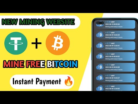 New Crypto Mining Website || Mine Free Bitcoin || Earn Money Online ...