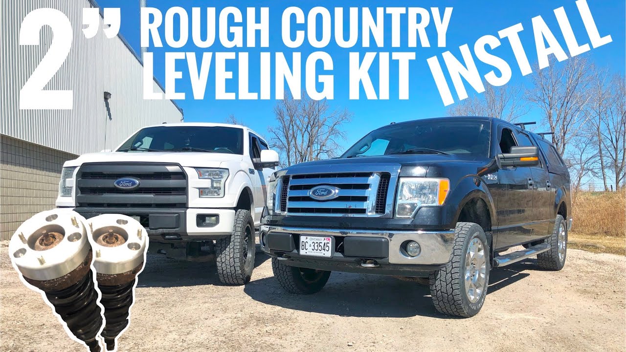 2" Rough Country Leveling Kit Install Ford F-150 - YouTube