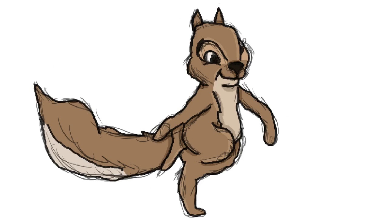 Happy Skipping Chipmunk - YouTube