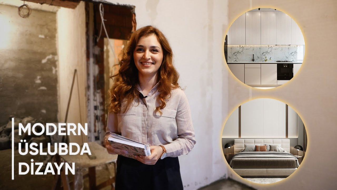 İkinci proyektimiz - Mənzilin dizaynını hazırladıq - YouTube