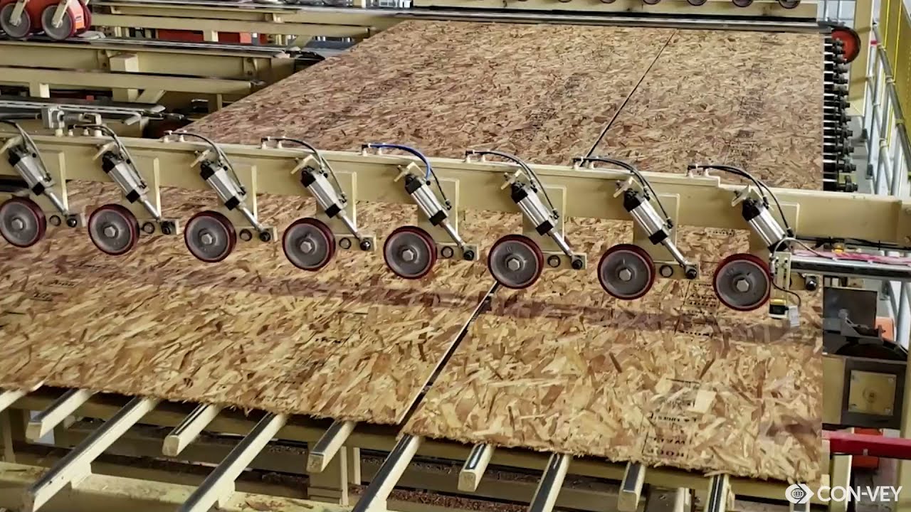 Automated OSB Saw Line - YouTube