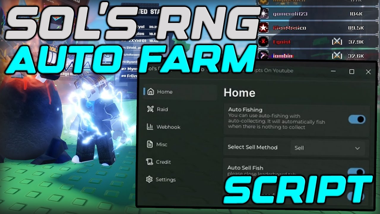 [🌀UPDATE] Sol's RNG Best Script Gui Auto Farm, Quick Roll, Get All ...