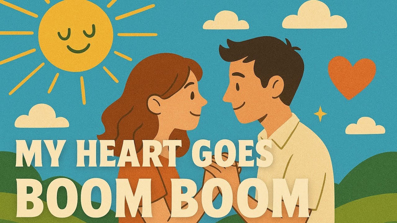 My Heart Goes Boom Boom | Cute Love Song 💖 | Original Lyrics + Lyrical ...