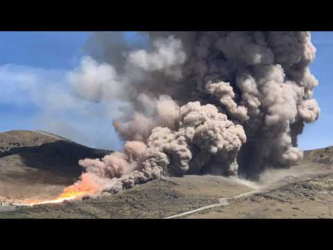 FSB-1 Solid Rocket Booster Static Fire Test September 2nd 2020 - YouTube