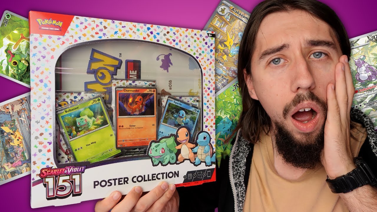 FULL ART w zestawie?! | POKEMON 151 POSTER COLLECTION OPENING - YouTube