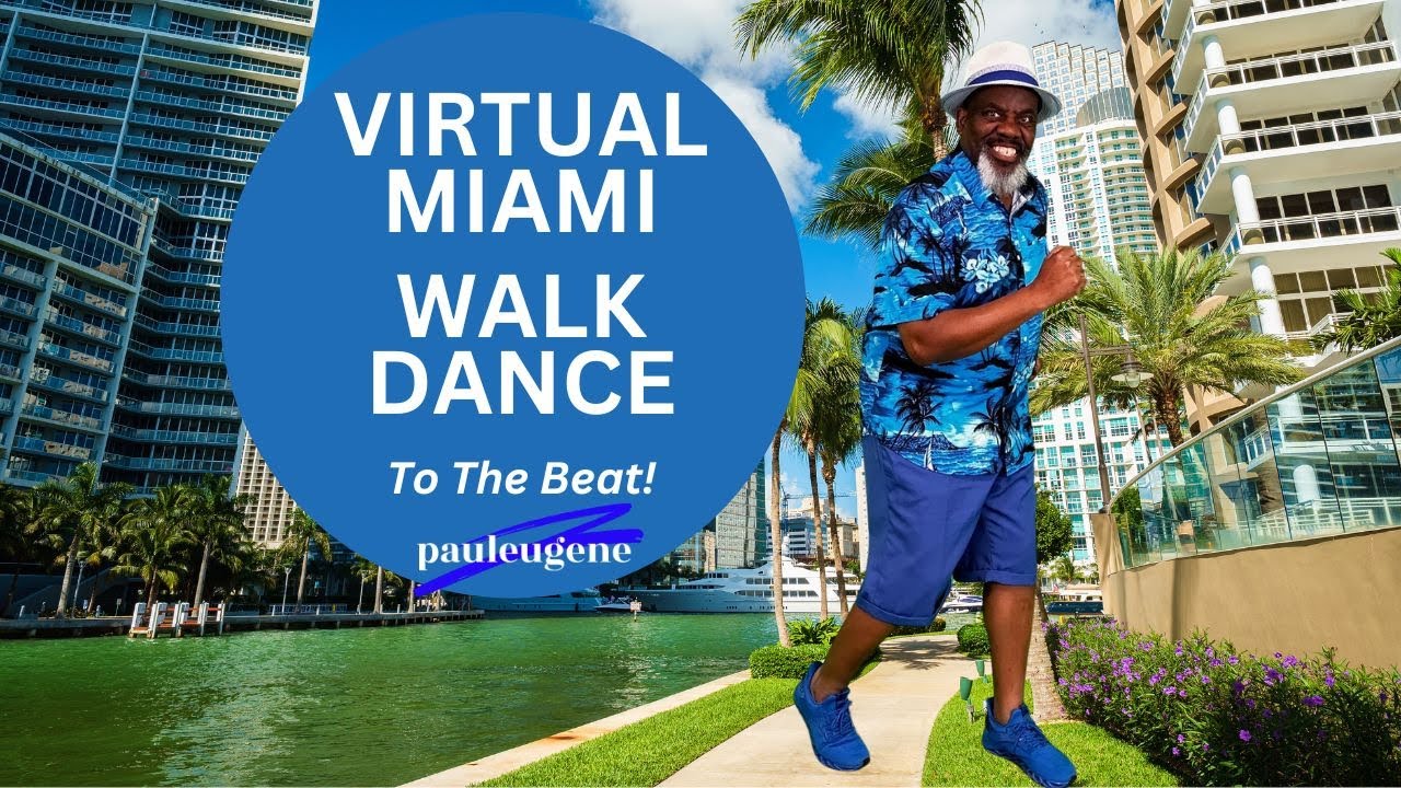 Virtual Miami Walk Dance Step To The Beat | 28 Minutes | Low Impact ...