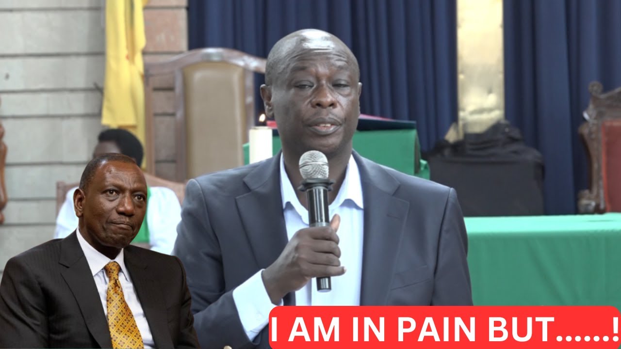 LISTEN WHAT EMOTIONAL & SICK GACHAGUA TOLD PRESIDENT RUTO TODAY AS HE ...