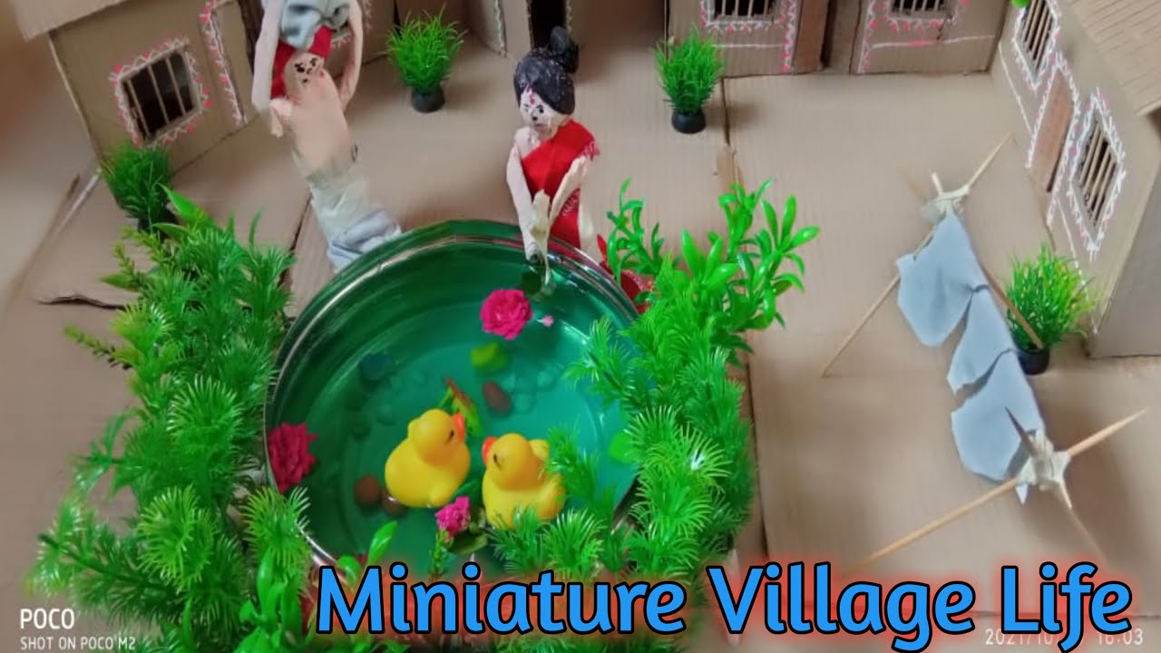 DIY Miniature daily Village Life,Miniature village life,Indian Village ...