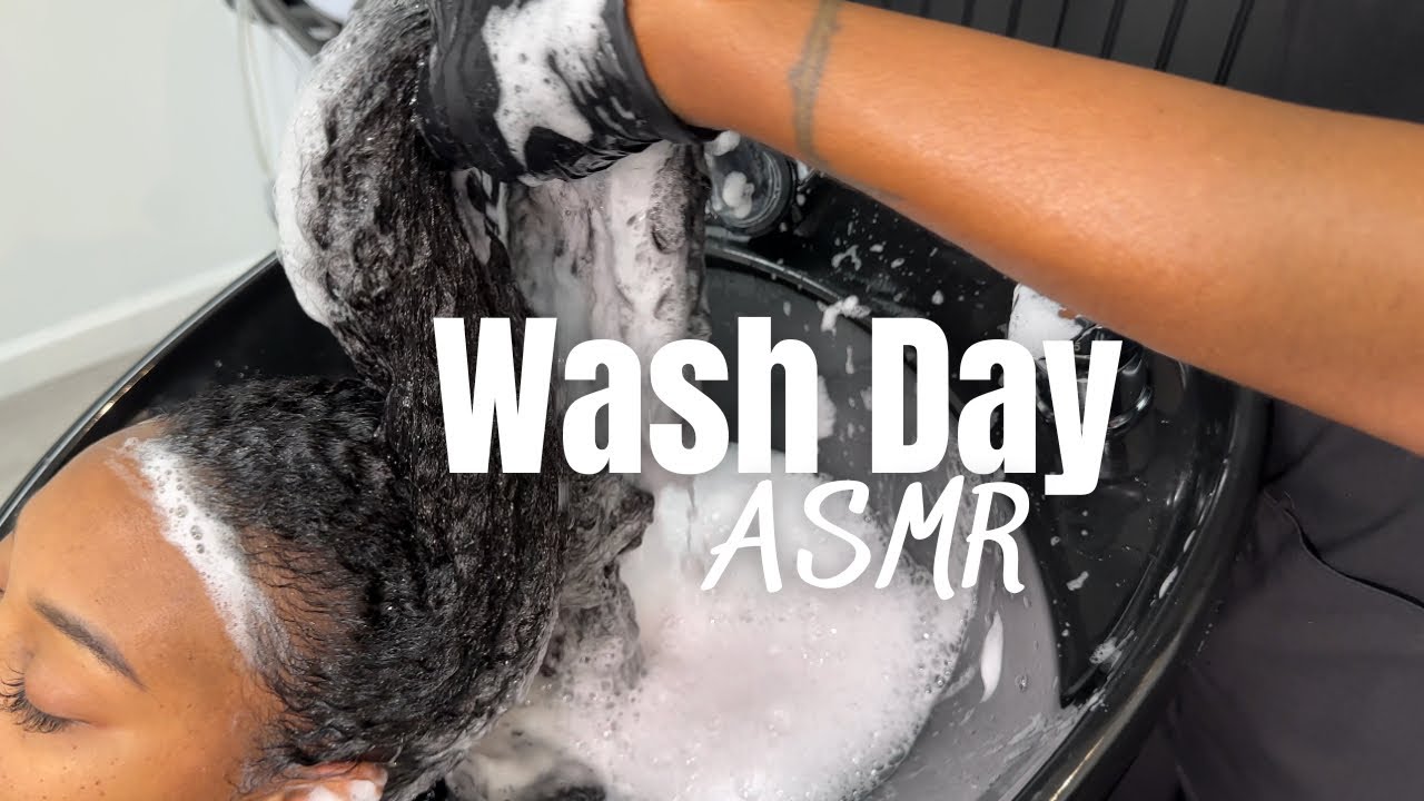 Get Ready To Relax Watching This Detailed ASMR Hair Washing Video Using ...