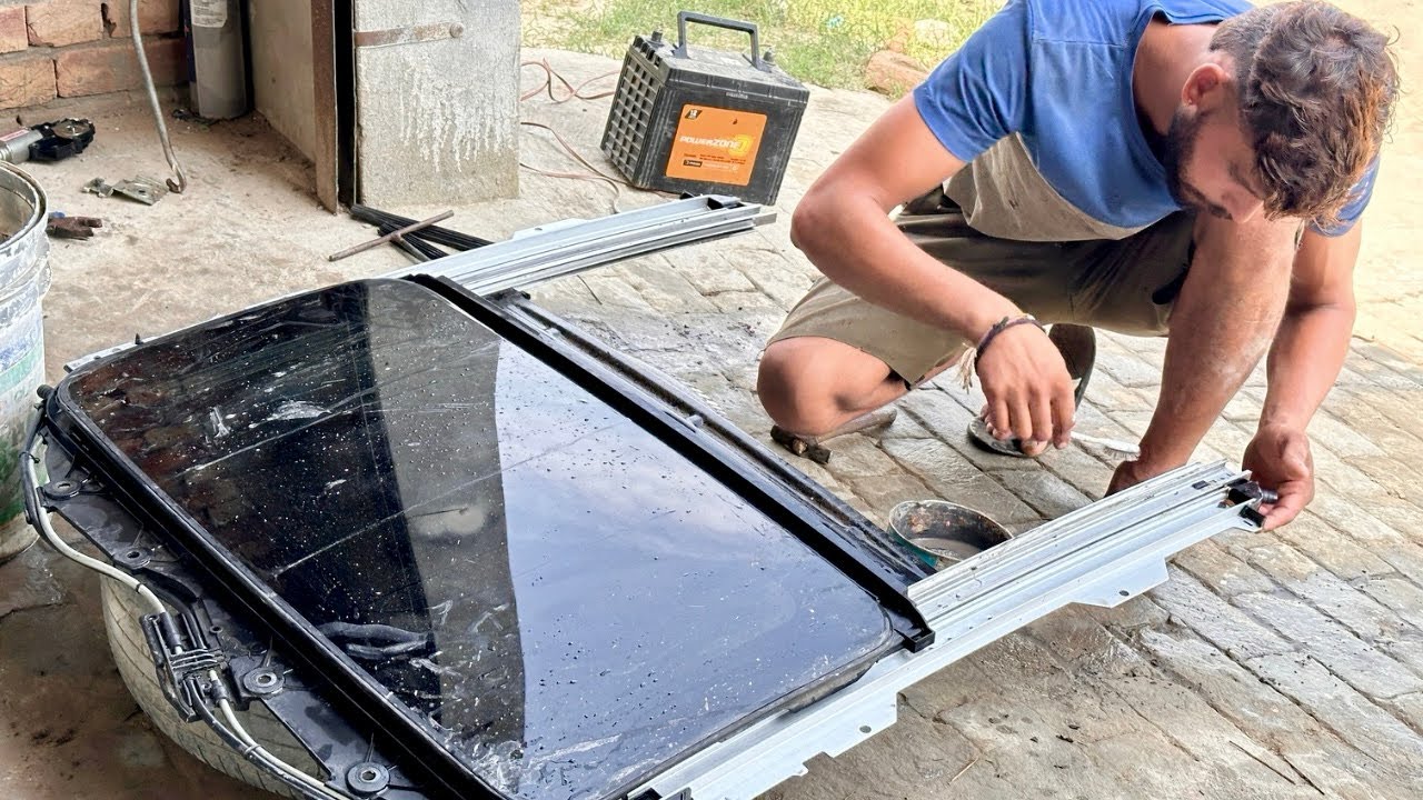 Sunroof Repair 😱🤬|| Sunroof installation || @amancarpoint - YouTube