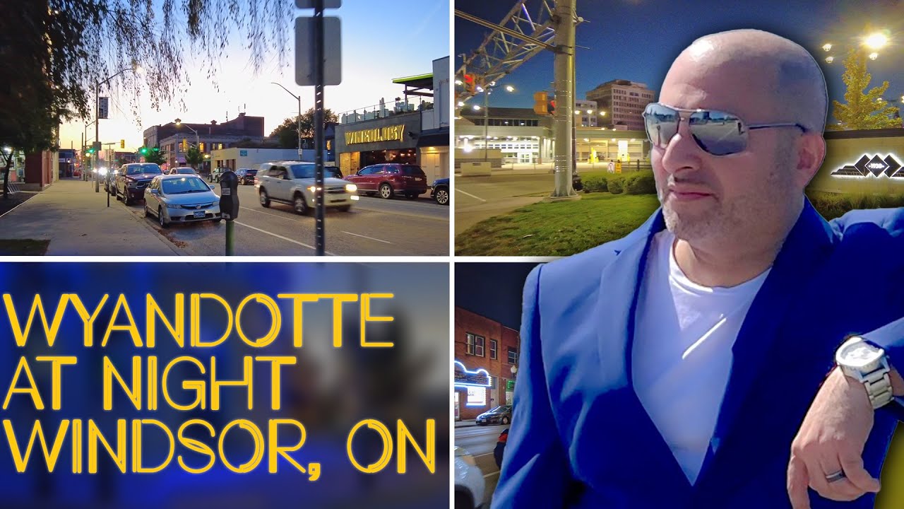 Nightlife on Wyandotte Walking Tour - Windsor, Ontario - YouTube