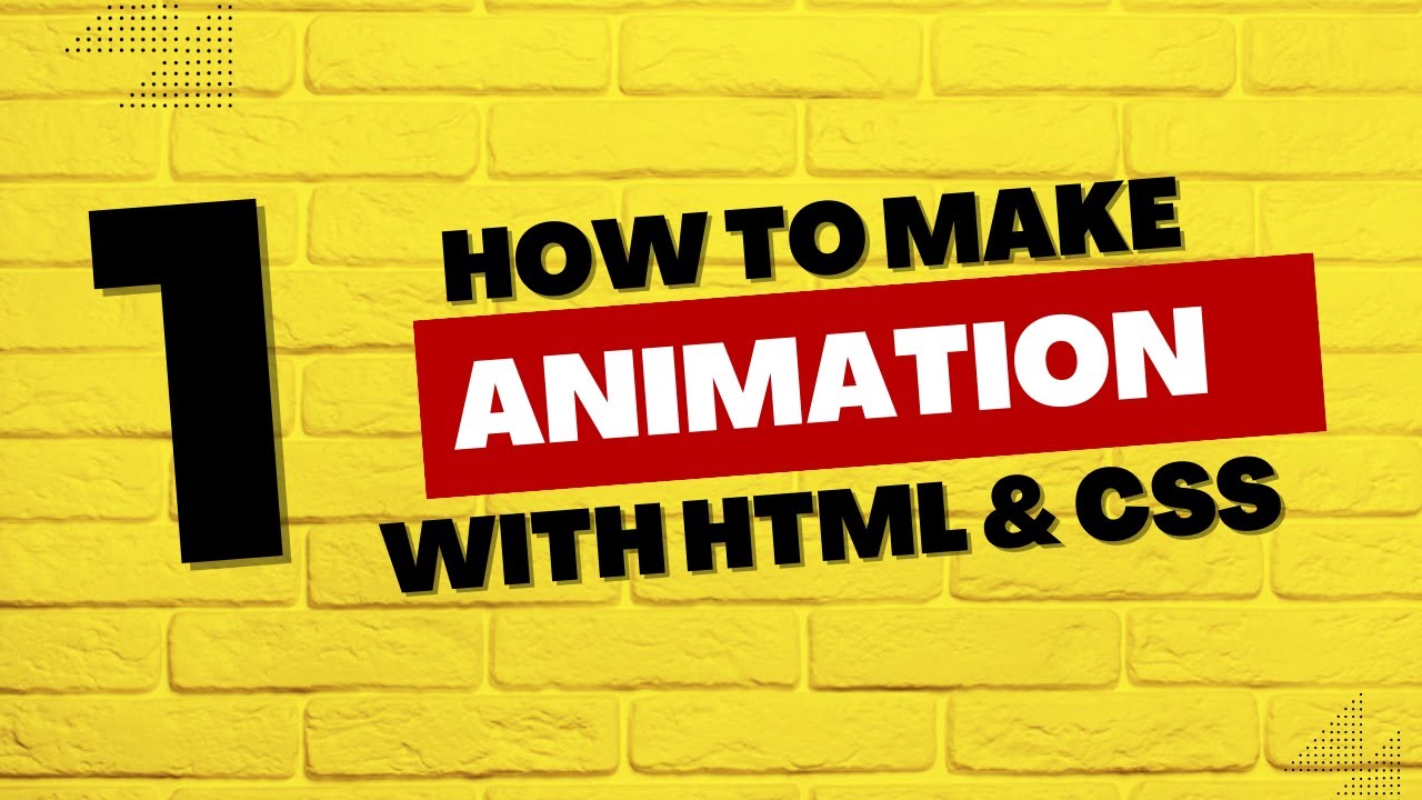 Animation With Html And Css Only Youtube