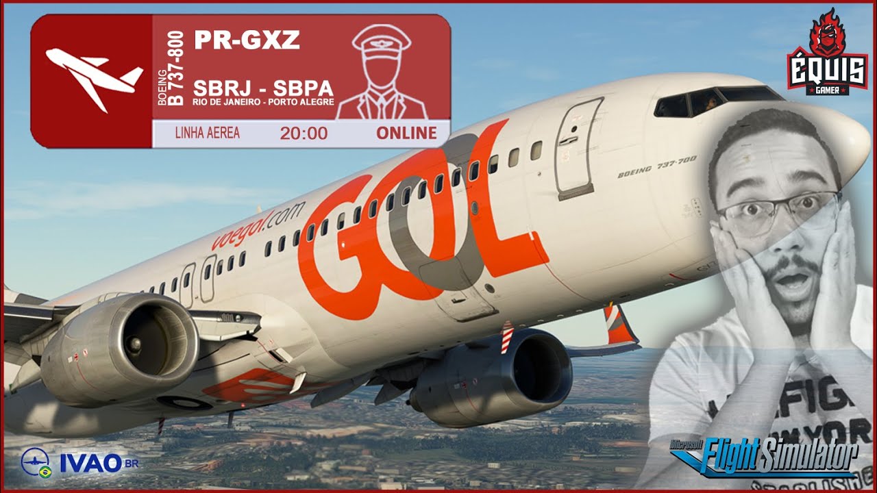 [MSFS] ️ Rio de Janeiro - Porto Alegre ️ | PR-GXZ | Vôo G3-5714 | Linha ...