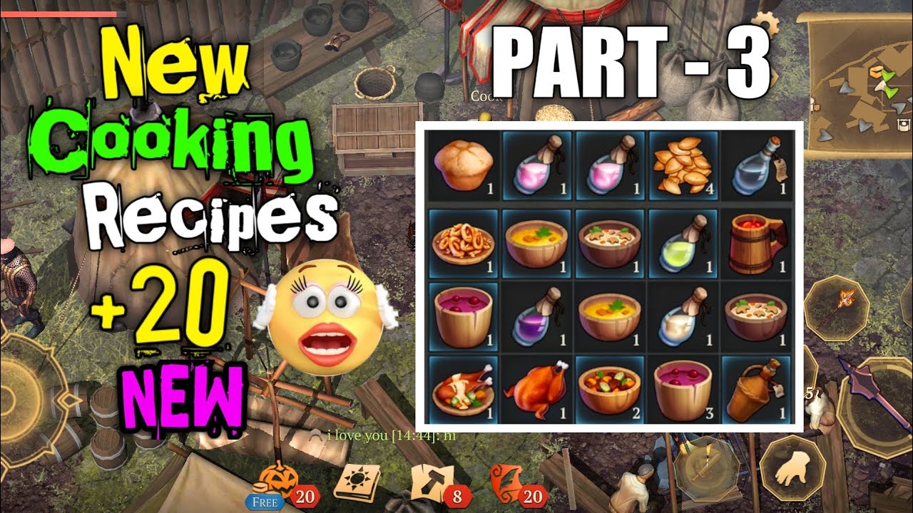 Cooking all Recipes Grim Soul || Cook || New Cooking 20 Recipes Grim ...