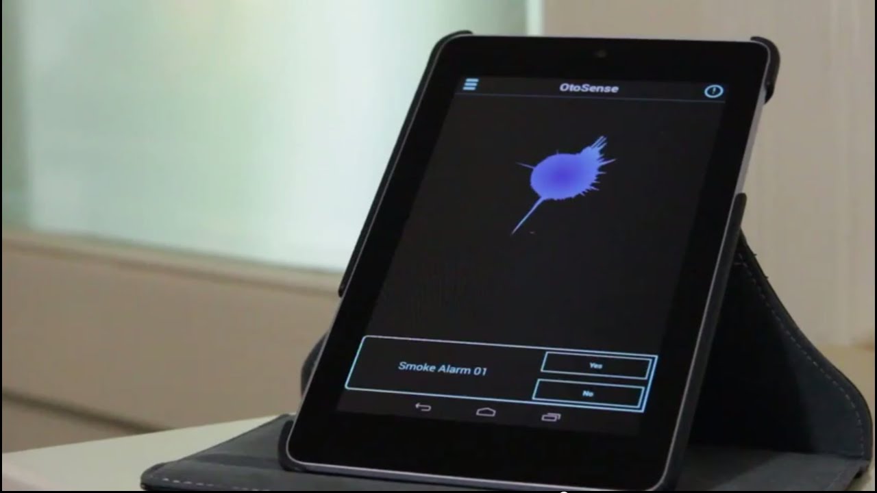 OtoSense mobile application in action - YouTube
