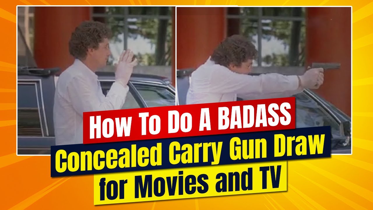 Concealed Carry Quick Gun Draws for Movies, TV & Film Production ...