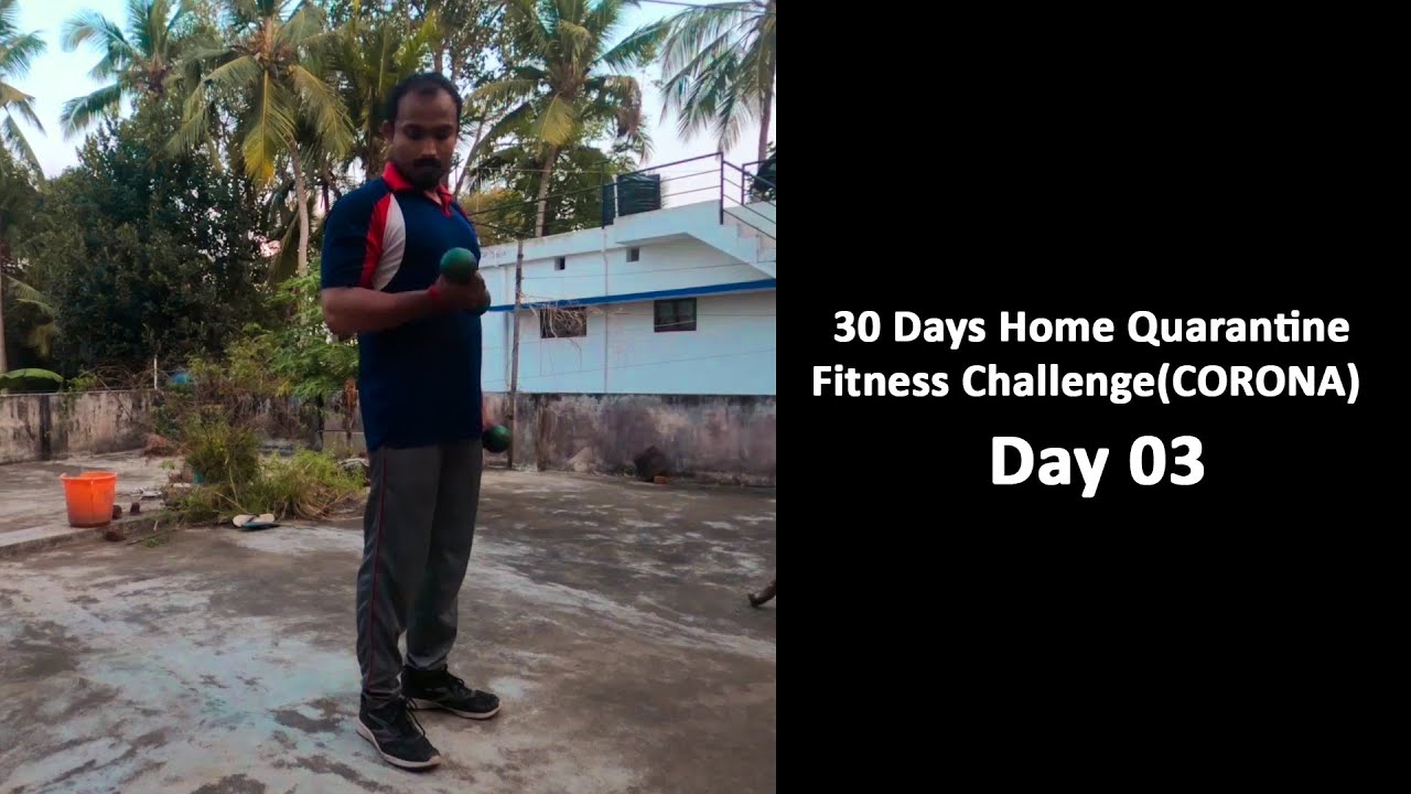 30 Days Home Quarantine Fitness Challenge(CORONA) | Day 03 - YouTube
