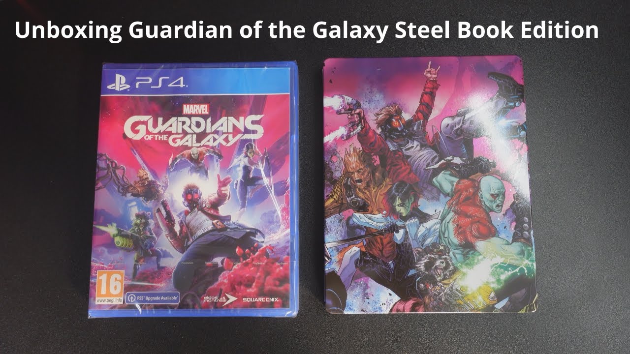 Unboxing PS4 Guardian of the Galaxy Steel Book Edition - PS5 Free ...