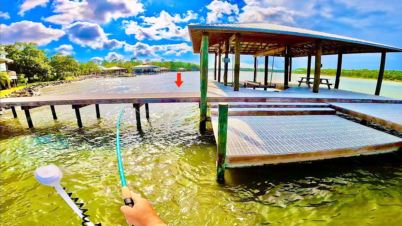 Fishing these Backyard Piers and Canals When I Caught THIS! [Multiple ...