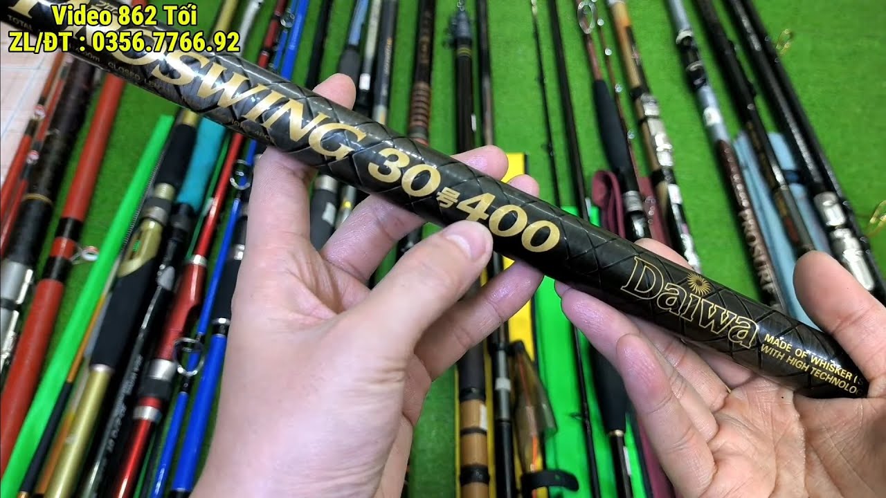Video 862 : Cần Câu Mini Nhật Bãi - Cần Câu Lục Xoắn 2 Da - Shimano ...