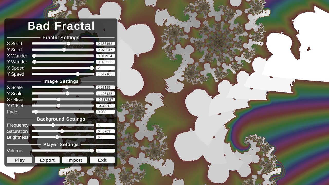 Bad Apple but it's a Julia Set Fractal but it's a Unity App [SEIZURE WARNING] - YouTube