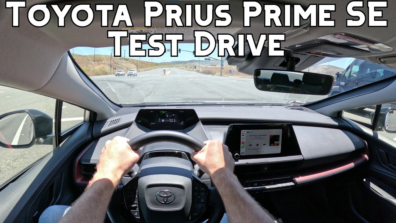 2023 Toyota Prius Prime SE POV Test Drive - YouTube