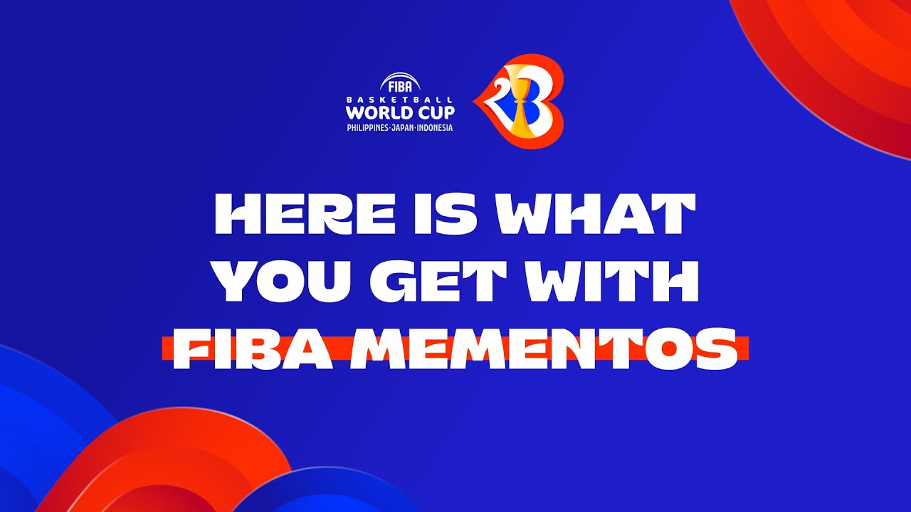 Official FIBA Basketball World Cup 2023 Mementos Perks - YouTube