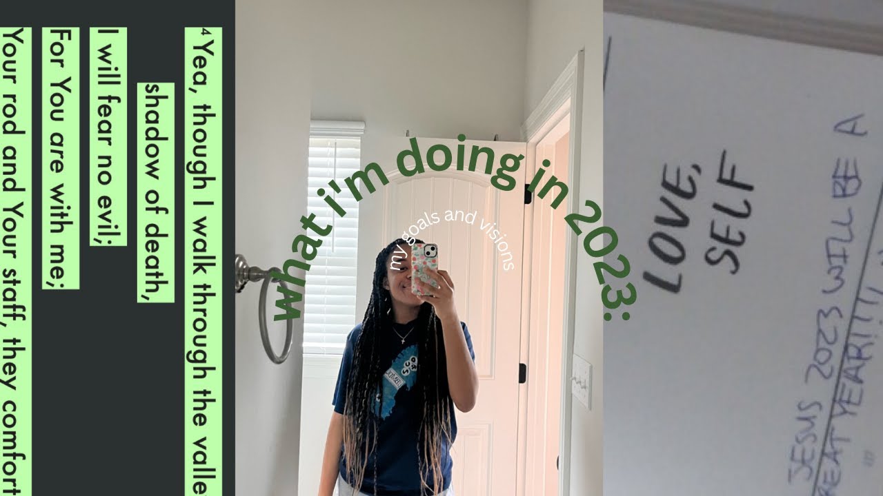 what i'm doing in 2023: my goals and visions. - YouTube