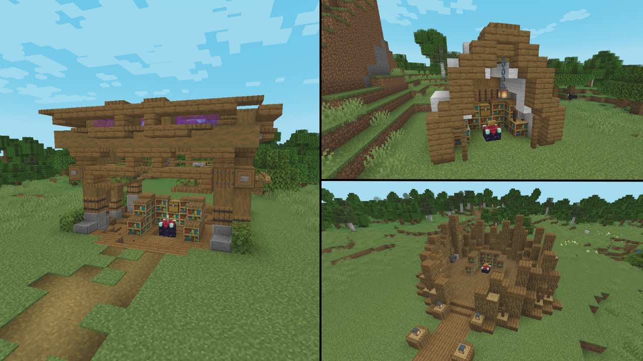 Minecraft - 5 Design for the Enchanting Table! [Tutorial] - YouTube