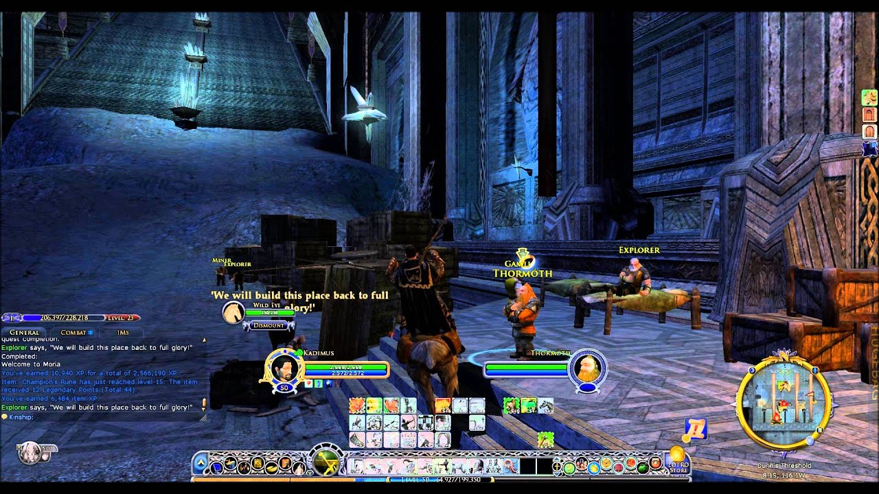 LOTRO Champion LP Part 078 - Moria - YouTube