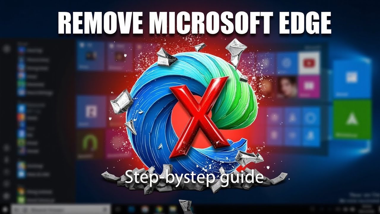 How to Remove Microsoft Edge on Windows 10/11 (100% WORK) (2025) - YouTube