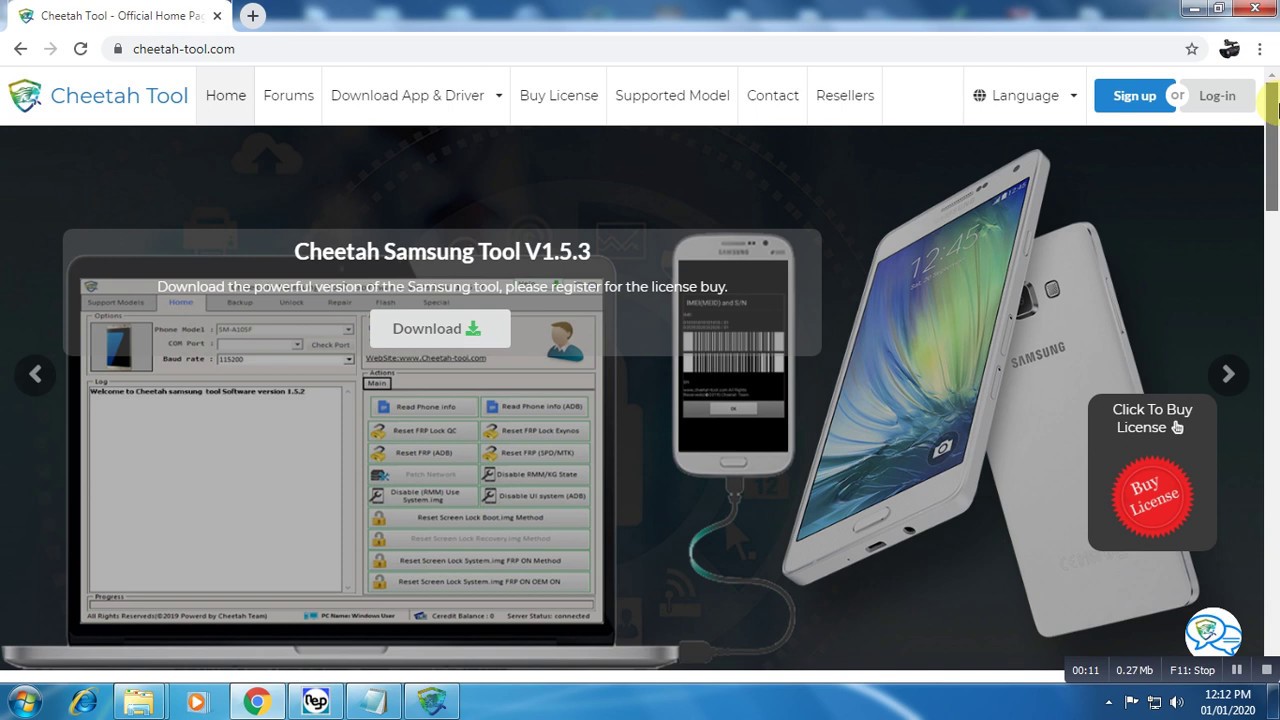 Cheetah SAMSUNG Tool software V1 5 3 - YouTube