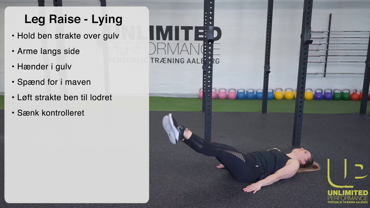 Leg Raise - Lying - YouTube