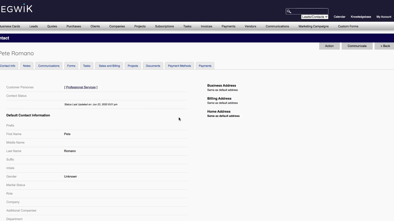 Manual Customer Credit Card Entry - From A Quote - YouTube