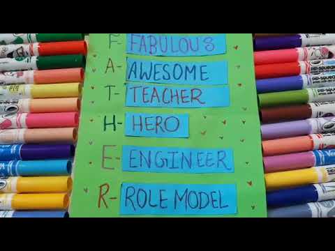 Full form of father|with beautiful card | - YouTube