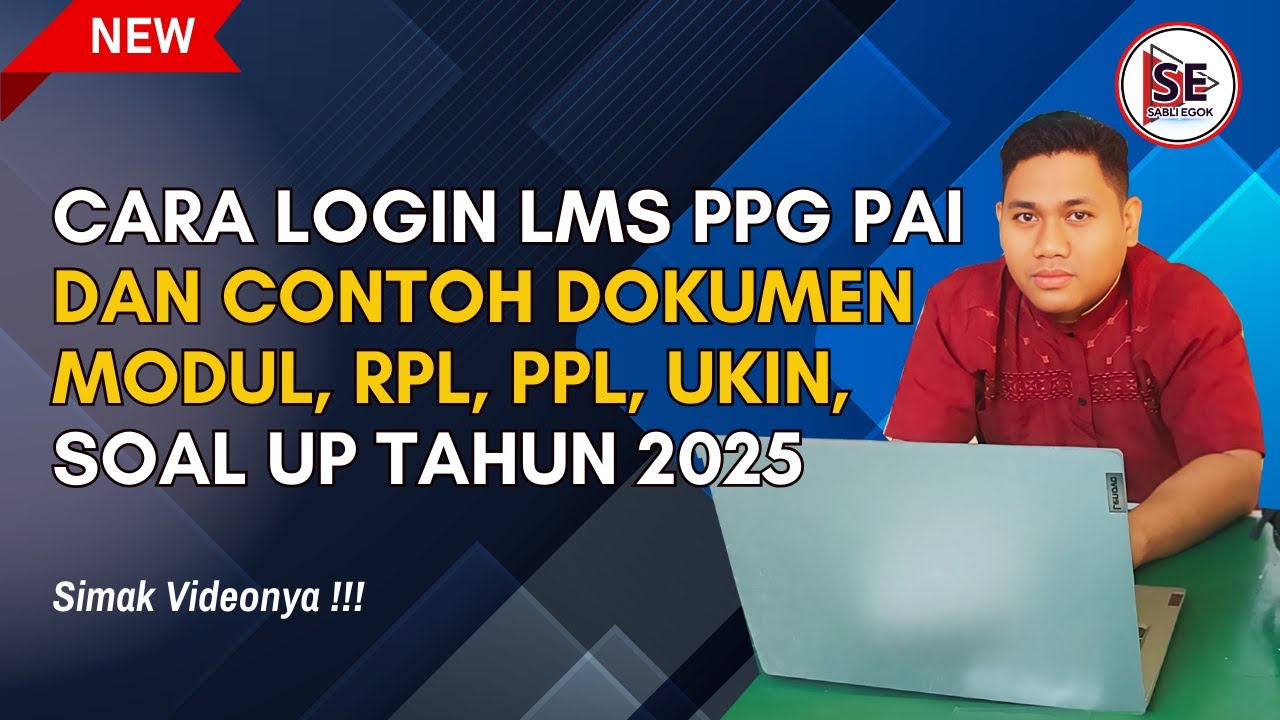 CARA LOGIN LMS PPG PAI DAN CONTOH DOKUMEN MODUL, RPL, PPL, UKIN, DAN ...