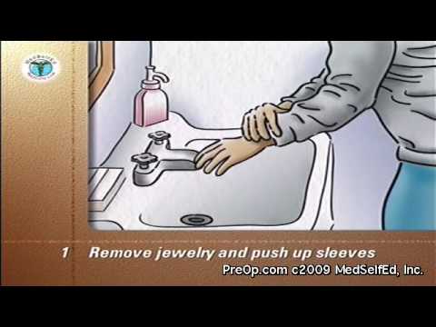 Diabetes PreOp® Patient Education Hand Washing - YouTube