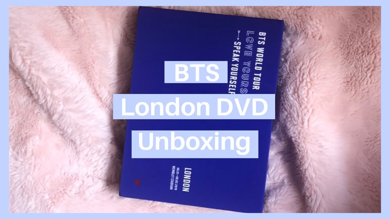 A chaotic and messy unboxing of BTS (방탄소년단) World Tour London DVD - YouTube