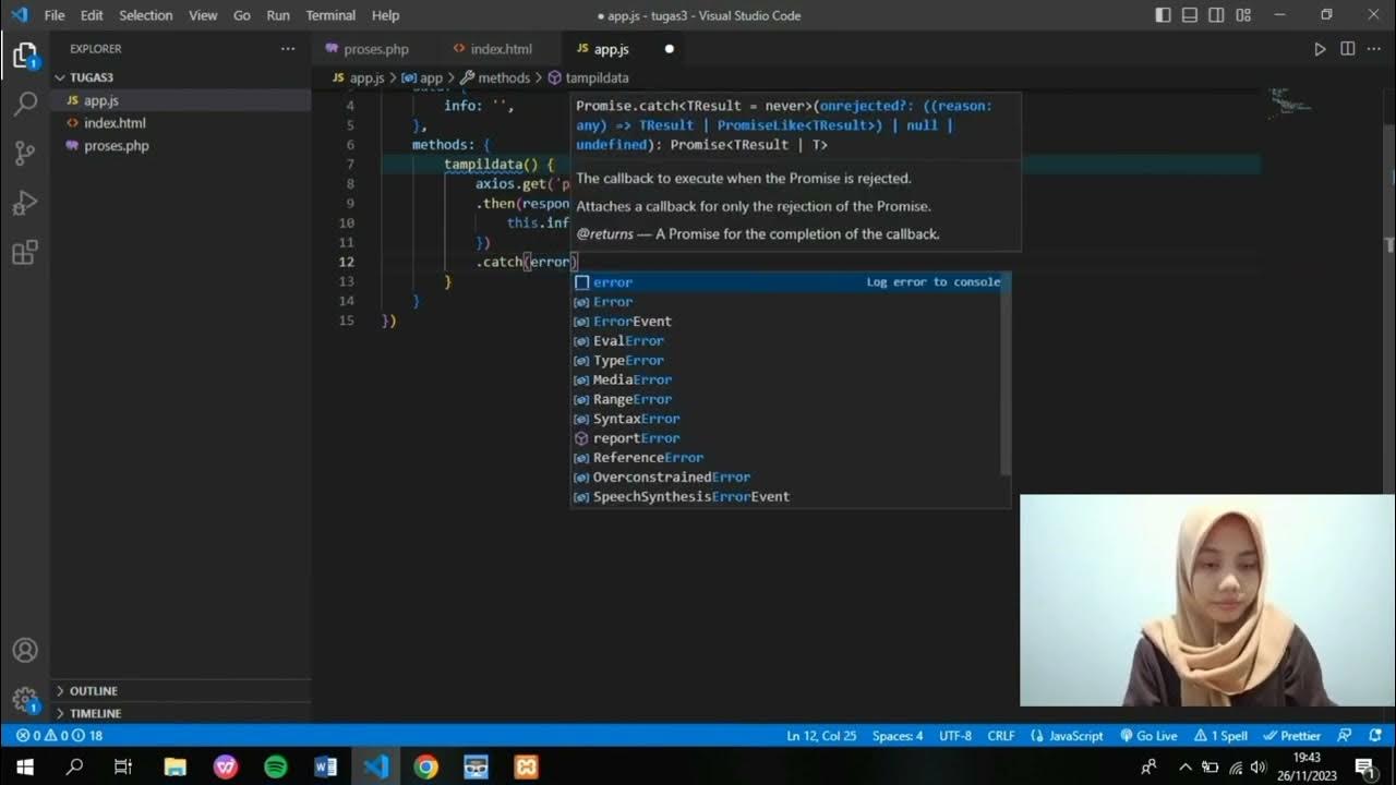 TUGAS 3 PEMROGRAMAN BERBASIS WEB PART 2 - YouTube