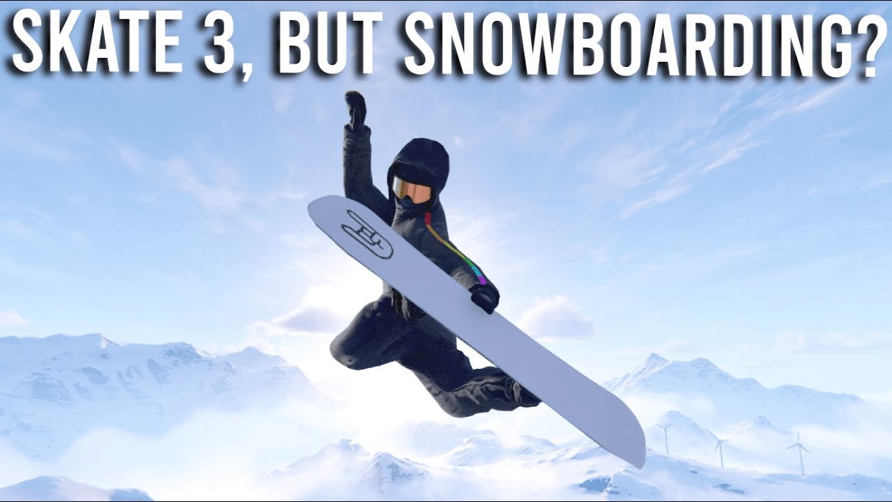 You Play As Youtubers in This Snowboarding Game (Shredders) - YouTube