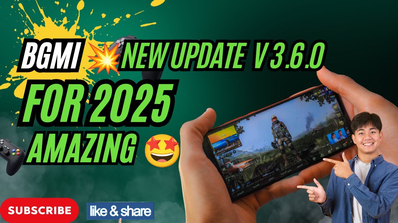 BGMI 2025 || 💥NEW UPDATE V 3.6.0😲 AMAZING 😍🤩 #bgmi #bgmivideos #like # ...