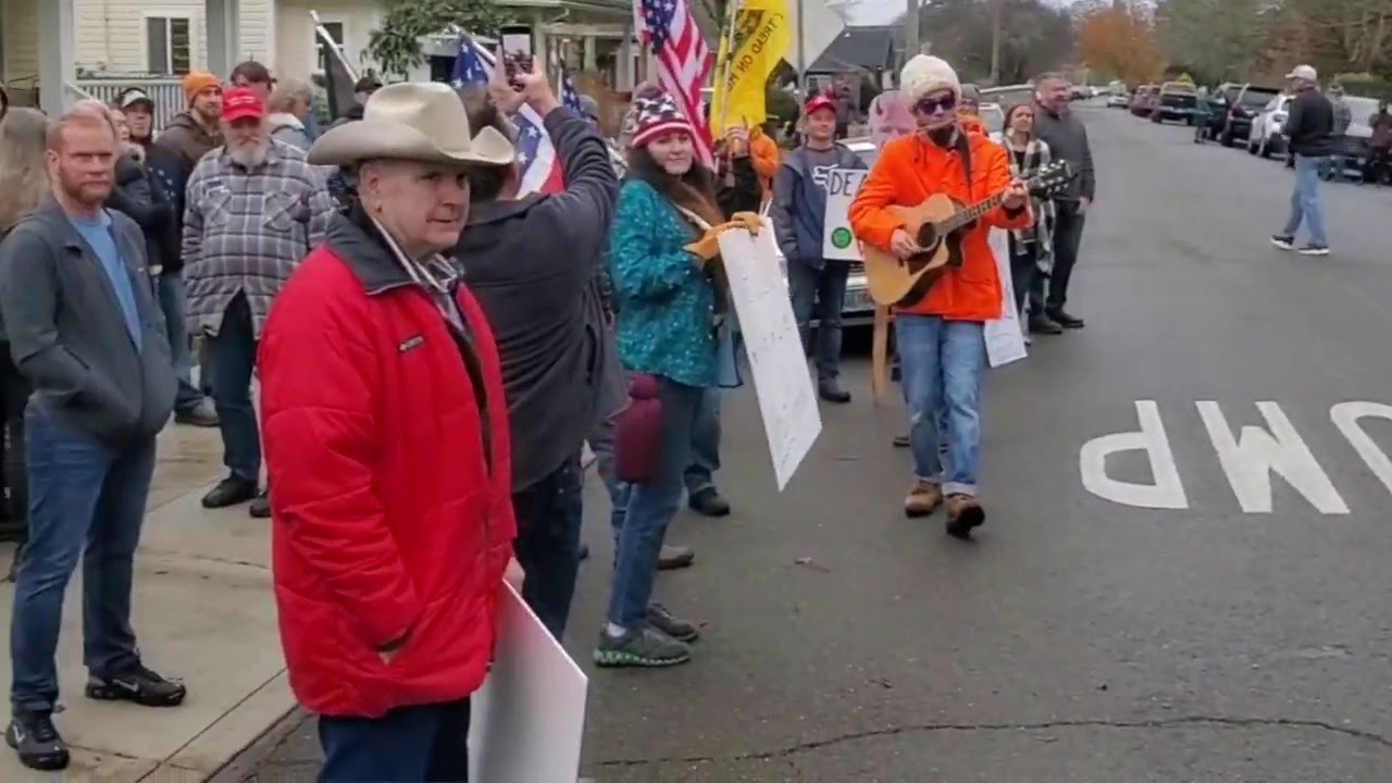 People's Rights Oregon - Area's 1 and 8 assemble at OSHA directors home ...