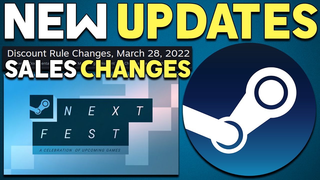 STEAM UPDATES - NEW SALE CHANGES + NEW EVENT TODAY! - YouTube