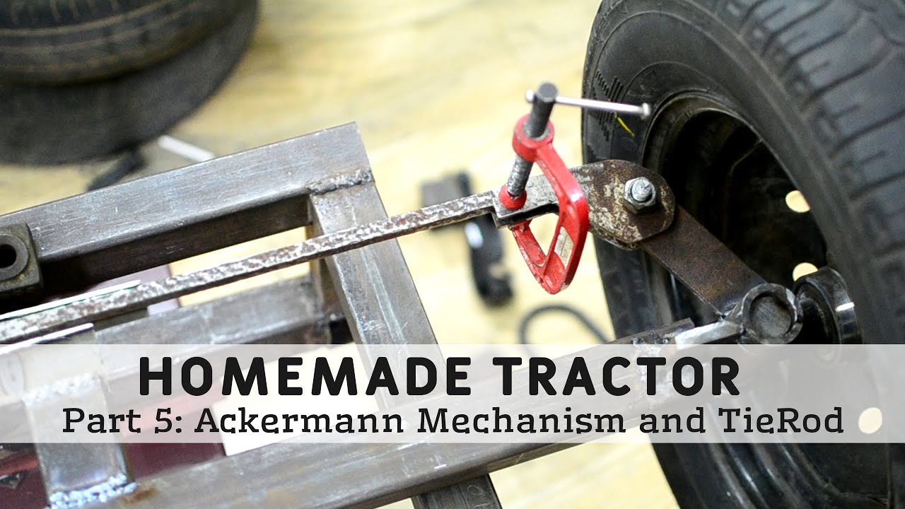 Homemade Tractor Part 5: Ackermann Steering Measurement and TieRod ...