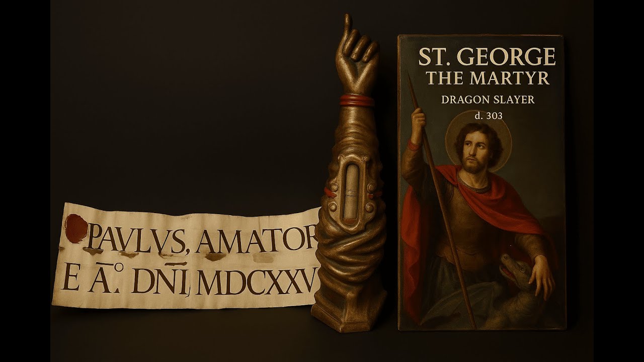 St. George the Dragon Slayer: I Found the Arm Bone of a Saint! - YouTube